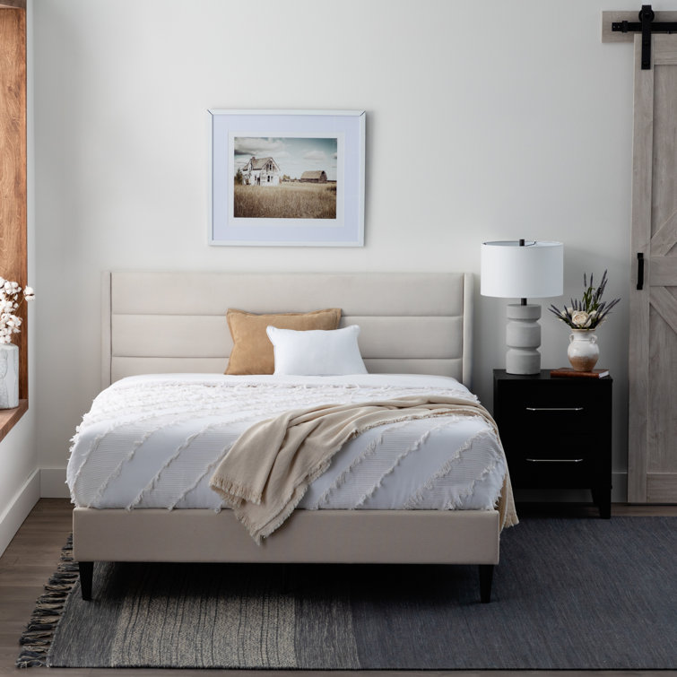 Mercury Row® Scarlett Upholstered Low Profile Platform Bed And Reviews